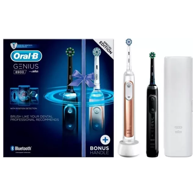 Oral-B Genius 8900 Cross Action Black & Rose | Gadcet UK