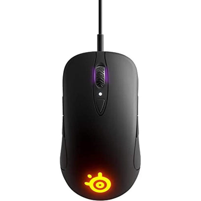 SteelSeries Sensei Ten Gaming Mouse 18 000 CPI Truemove Pro Optical Sensor Ambidextrous design 8 Programmable Buttons RGB Lighting Black