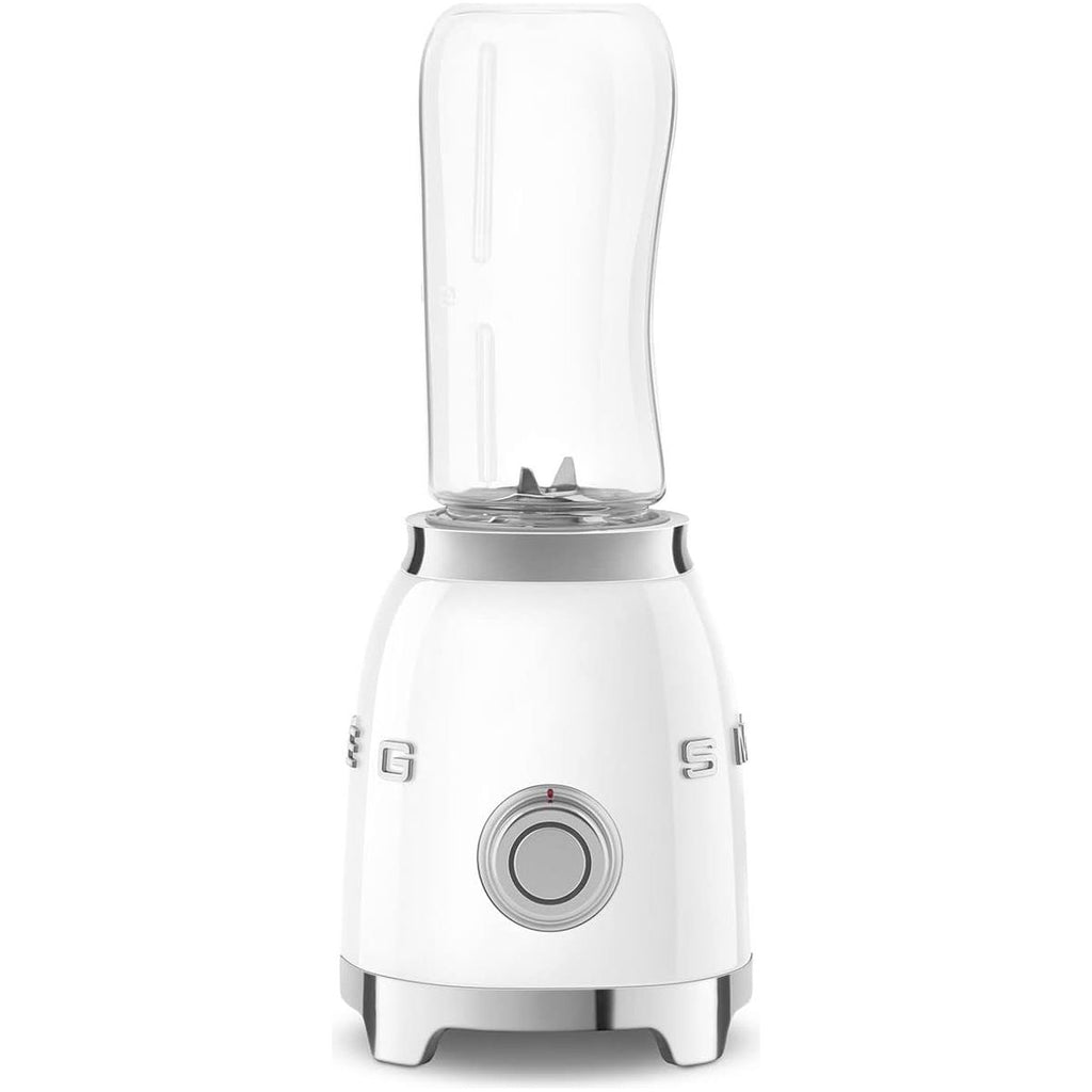 Smeg PBF01WHUK Retro 50s Personal Blender - 300W, 600ml, 2 Bottles-To ...