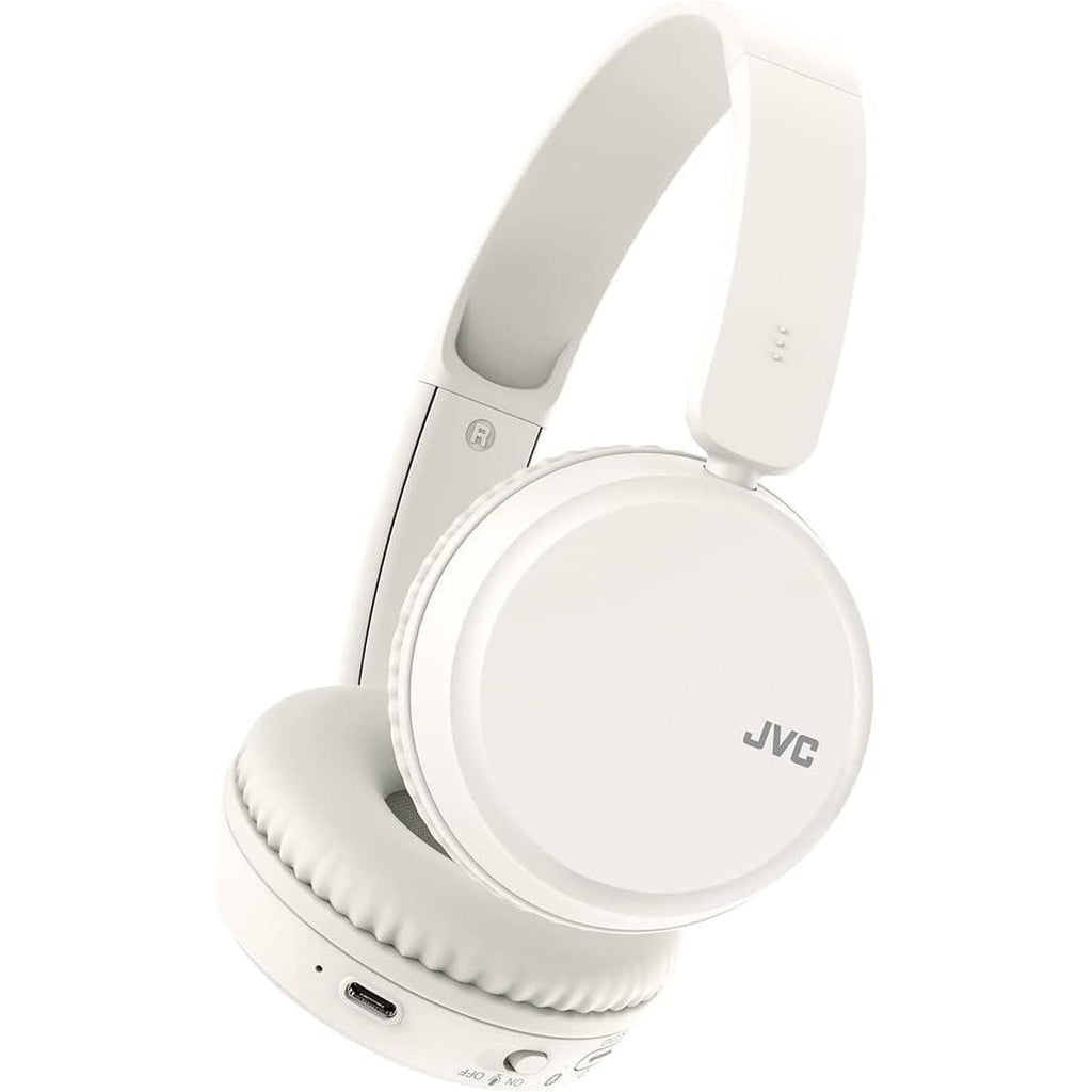 JVC HA-Z37W-W Wireless Bluetooth On-Ear Headphones - 35-Hour Battery ...