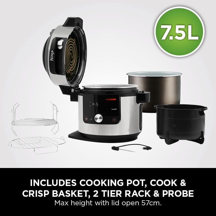 Ninja Foodi MAX 15-in-1 SmartLid Multi-Cooker 7.5L [OL750UK] - Smart ...