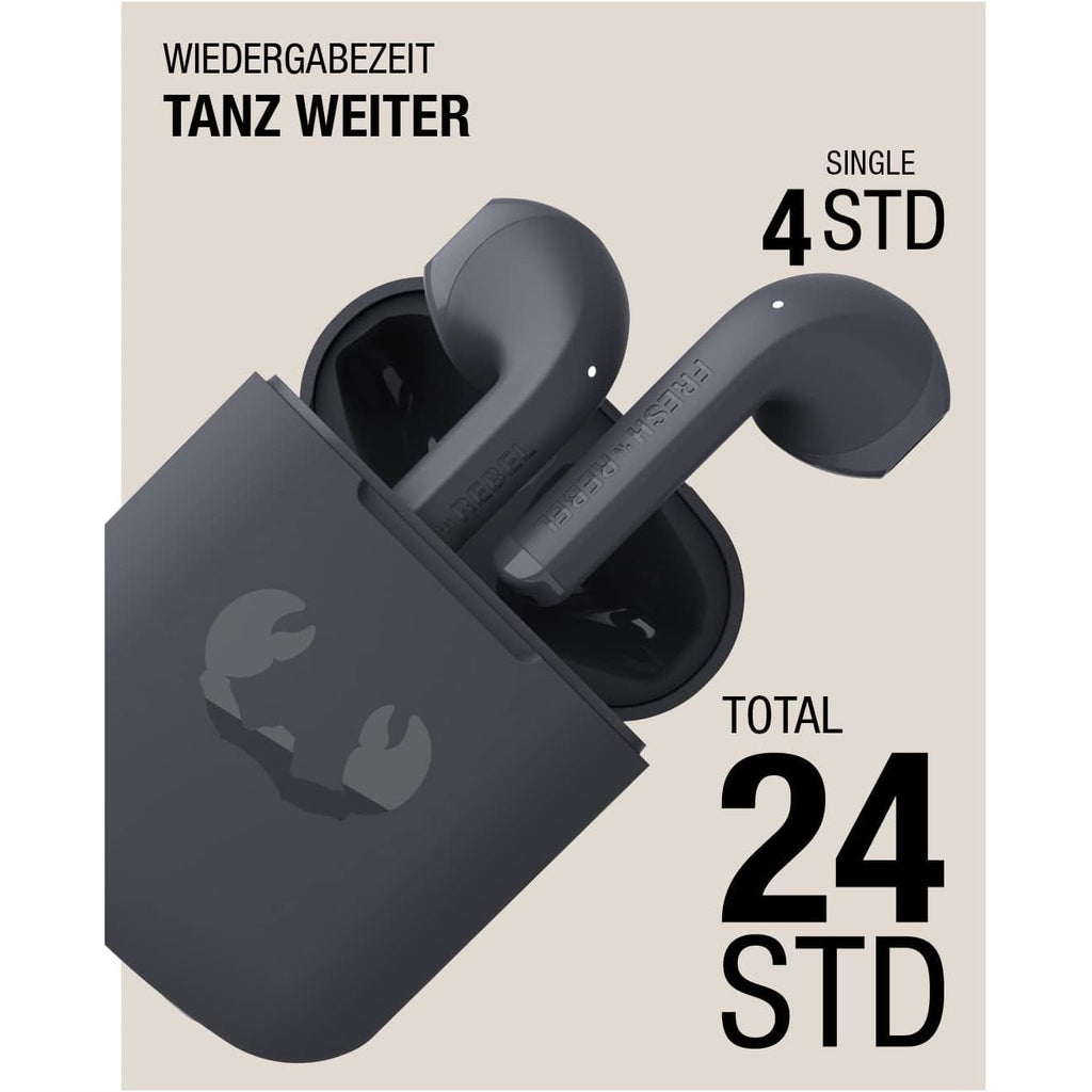 Fresh 'n Rebel Twins 1 True Wireless Earbuds – 24 Hours Playtime, Touc ...