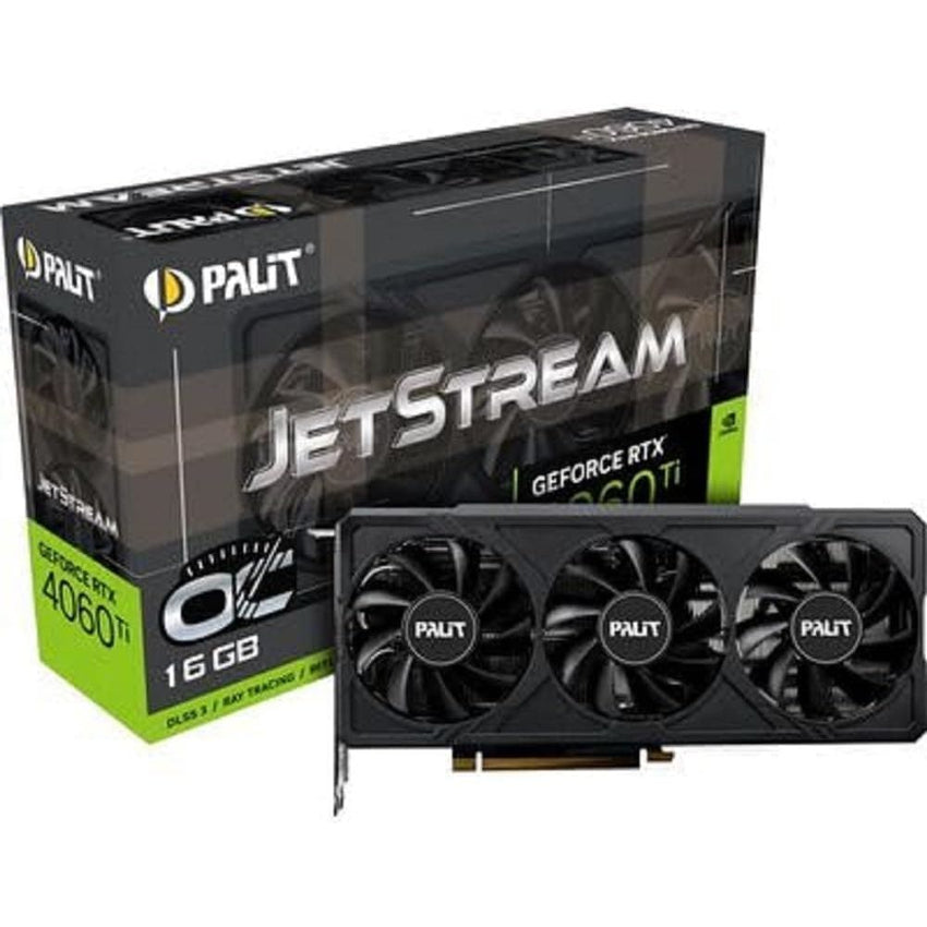 Palit RTX 4060 Ti Jetstream 16GB Graphics Card | Gadcet UK Video Cards ...