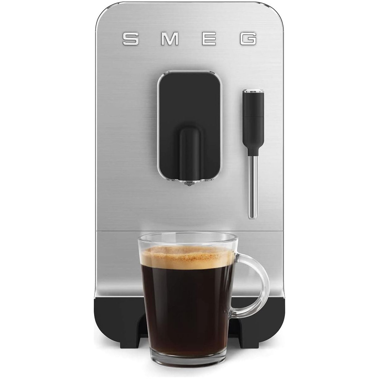 Smeg BCC02BLMUK Bean to Cup Coffee Machine, Retro 50's Style, Steam Wa ...
