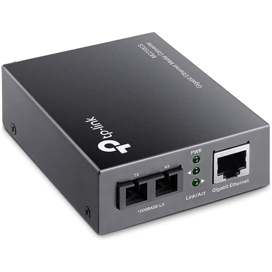 TP-Link Gigabit Single-Mode Media Converter, Complies with IEEE 802.3ab ...