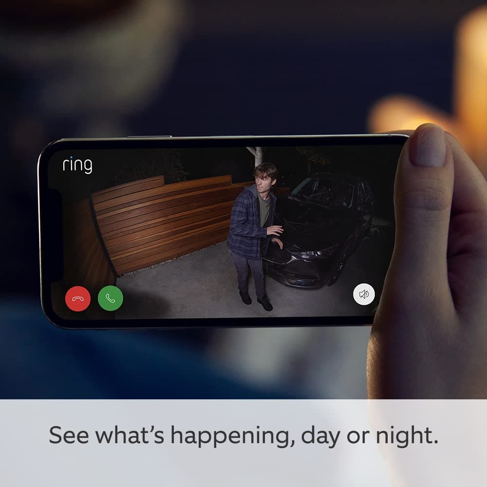 Ring Spotlight Cam Plus Battery | Wireless outdoor Security Camera ...