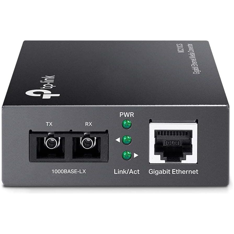 TP-Link Gigabit Single-Mode Media Converter, Complies with IEEE 802.3ab ...