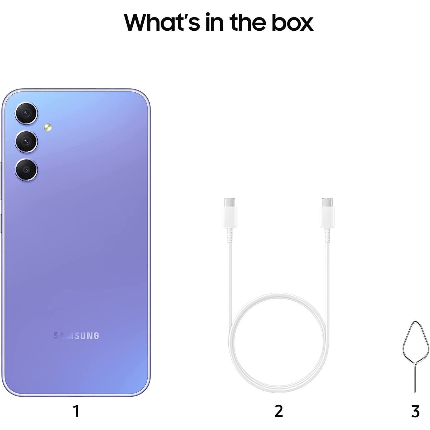 Samsung Galaxy A34 5G 8GB RAM, 128GB Storage, Dual Sim, Awesome Violet ...