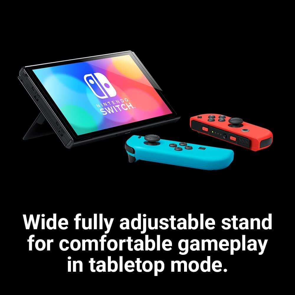 Nintendo Switch OLED Console - Neon Blue & Neon Red | Gadcet UK Video ...