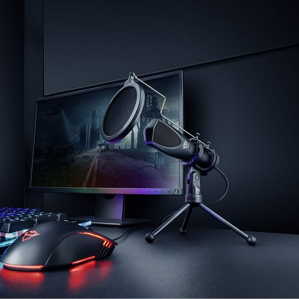 Trust Gaming GXT 232 Mantis USB Streaming Microphone for PC, PS4 & PS5 ...