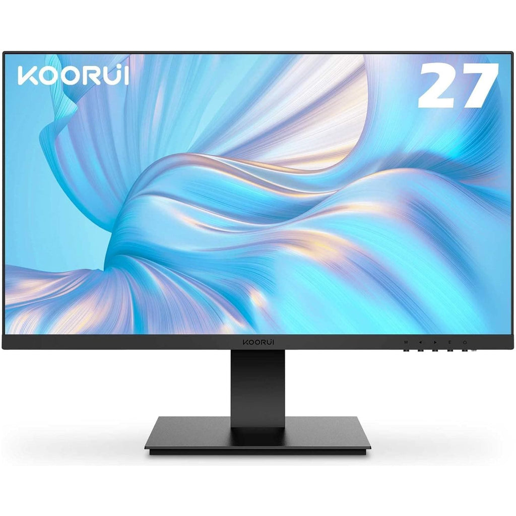 KOORUI 27" FHD Frameless Monitor - 1080P, 75Hz, HDMI+VGA, 99% sRGB, 5ms ...