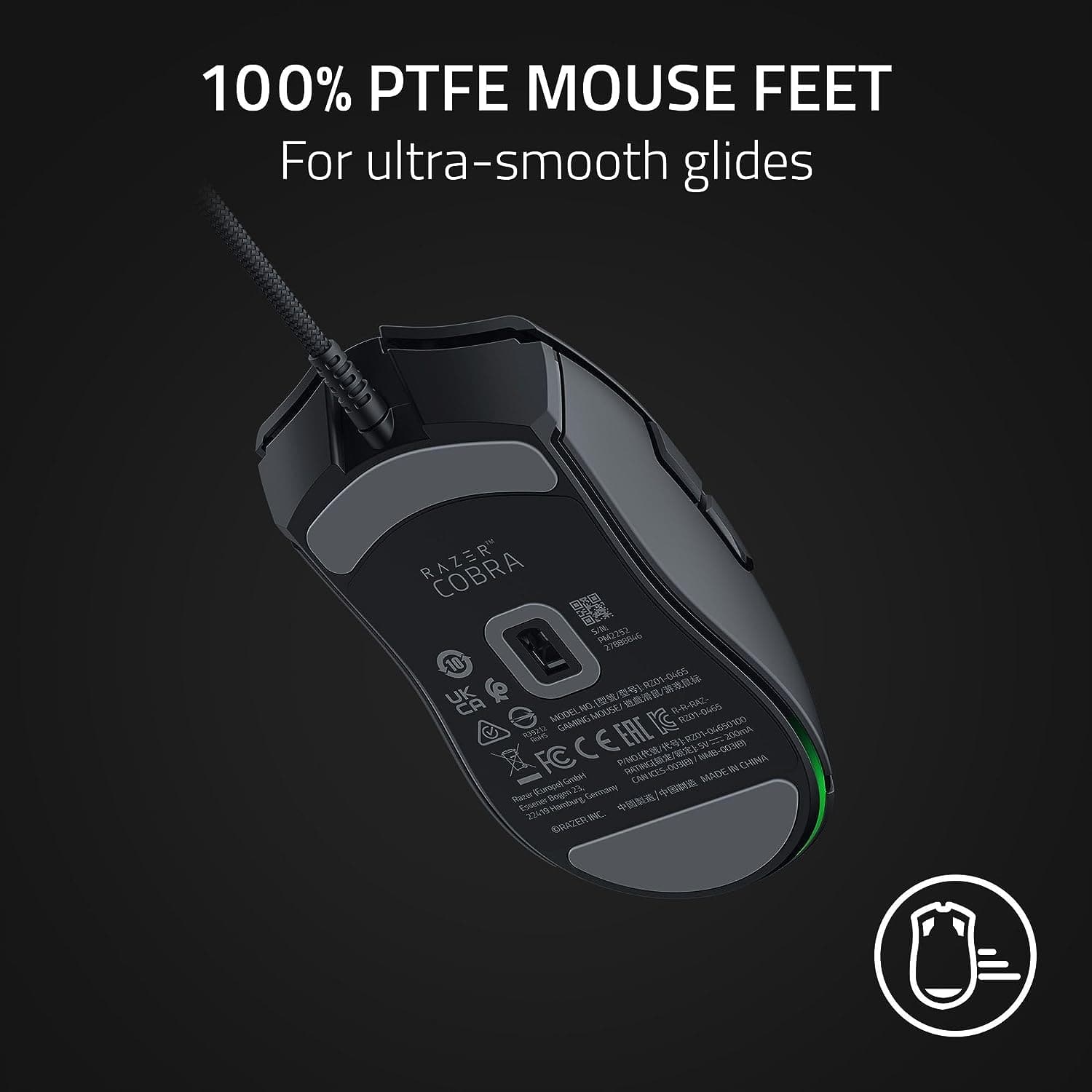 Razer Cobra Lightweight Wired Gaming Mouse, 57g, Chroma RGB Lighting ...