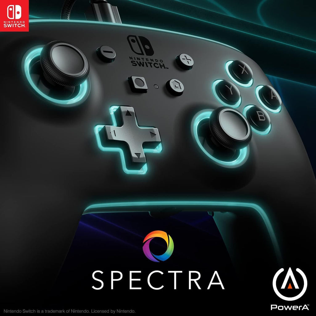 PowerA Spectra Enhanced Wired Controller for Nintendo Switch, Light-Up ...