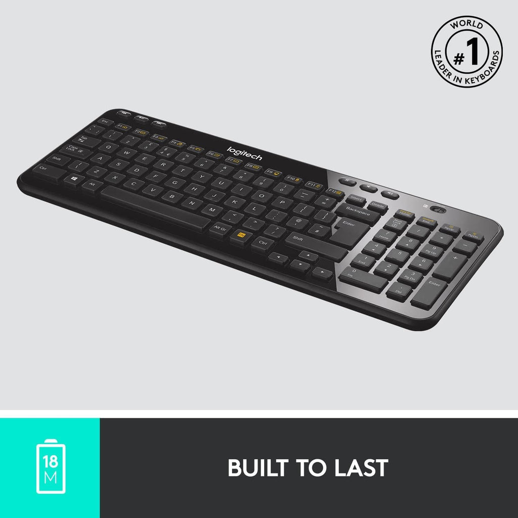 Logitech K360 Compact Wireless Keyboard - Black | Gadcet UK Keyboards £ ...