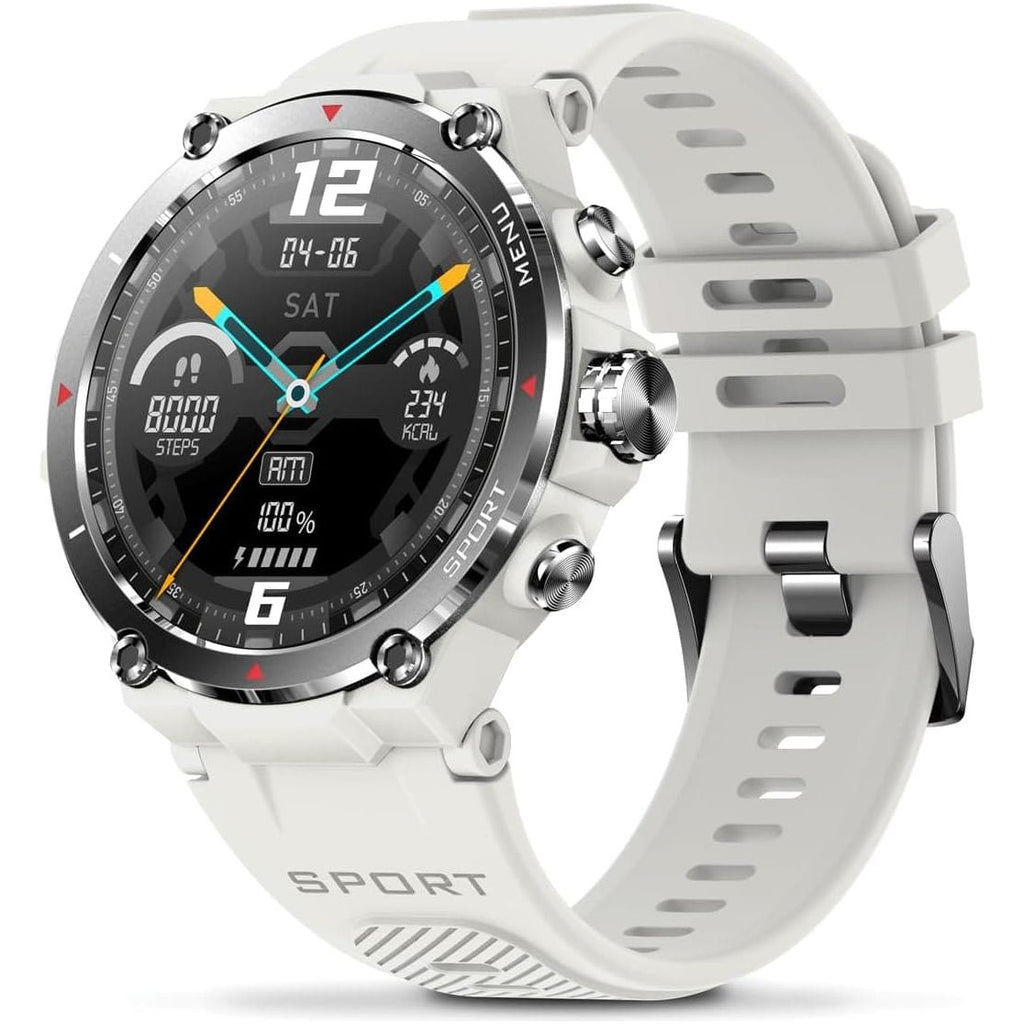 Veho Kuzo F1S Sports Smart Watch - White | Gadcet UK Smart Watches £199 ...