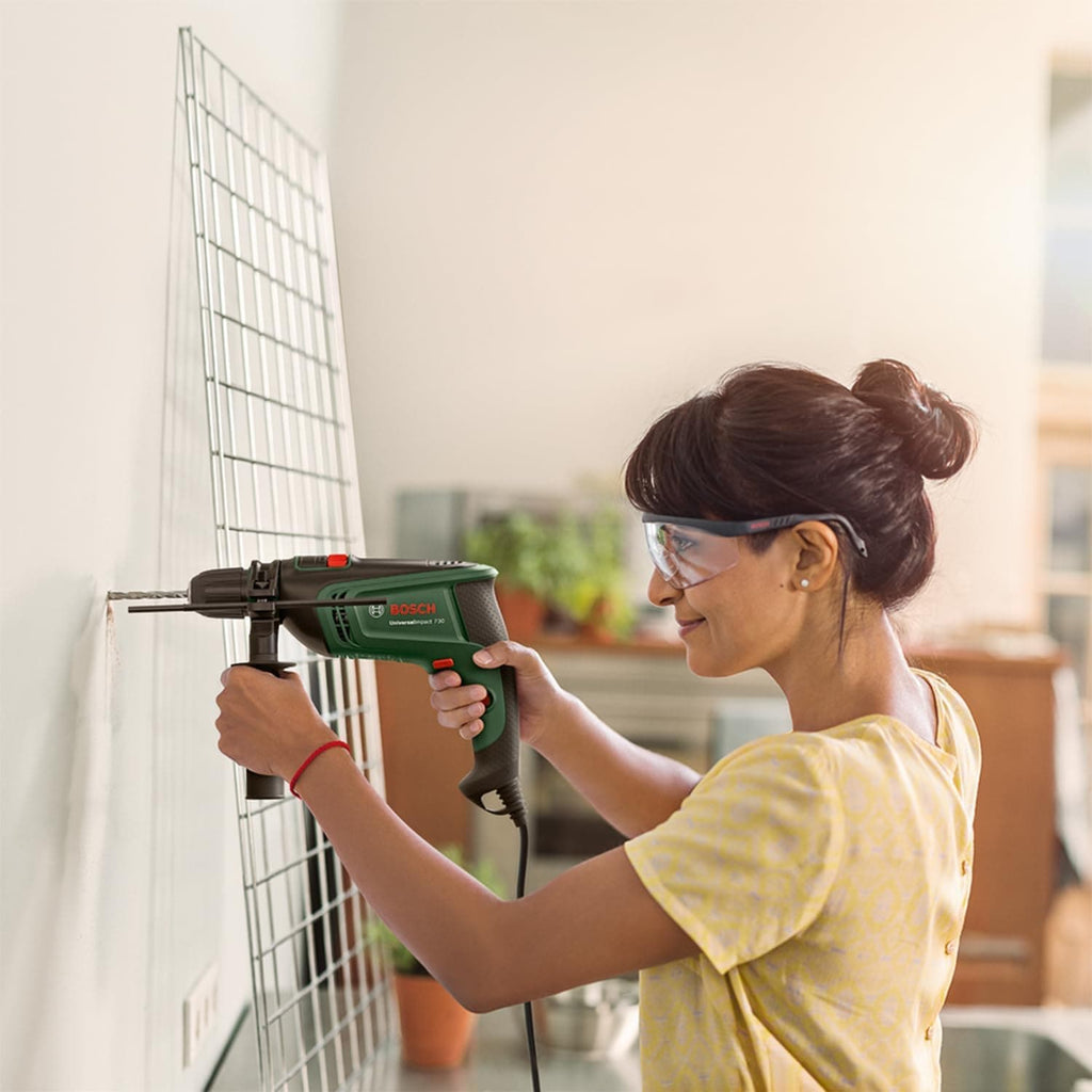 Bosch UniversalImpact 730 Electric Hammer Drill - Precision Drilling in ...