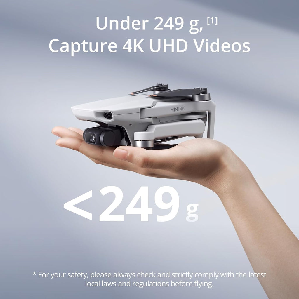 DJI Mini 4K Drone Fly More Combo - Ultra-Light 249g, 4K UHD Camera, 3 ...