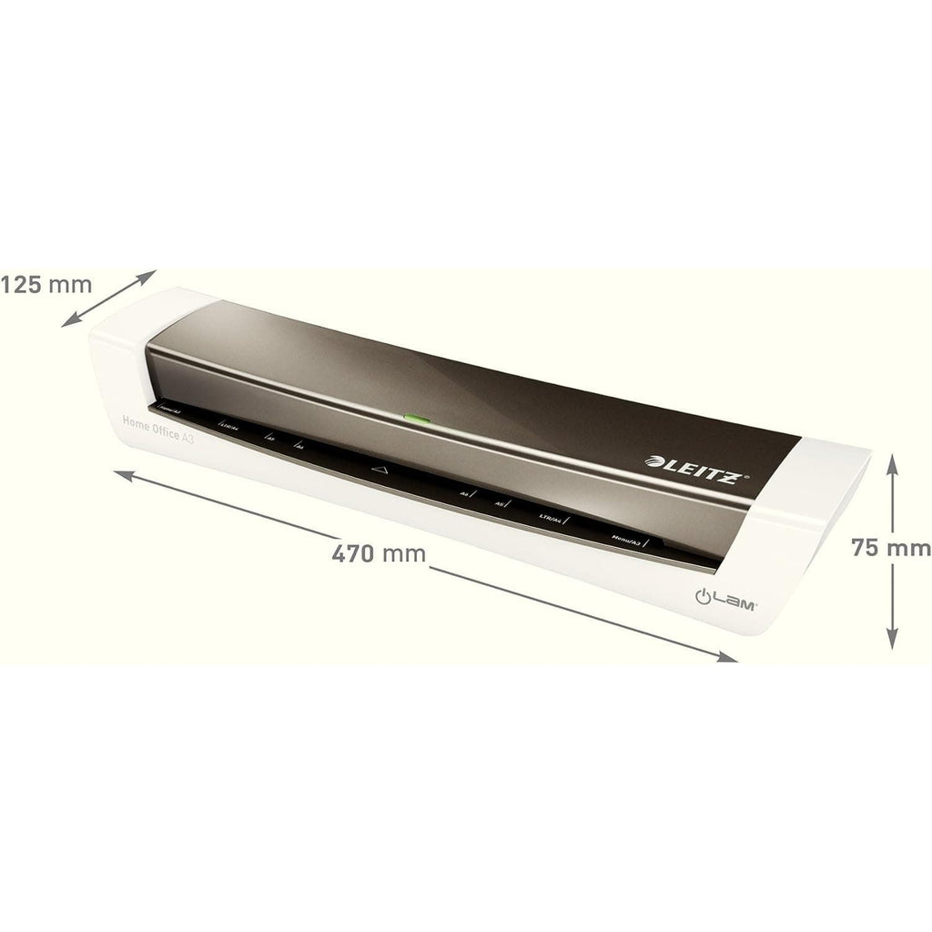 Leitz 74401089 iLam A3 Laminator, Ideal for Home Office - Metallic Dar ...