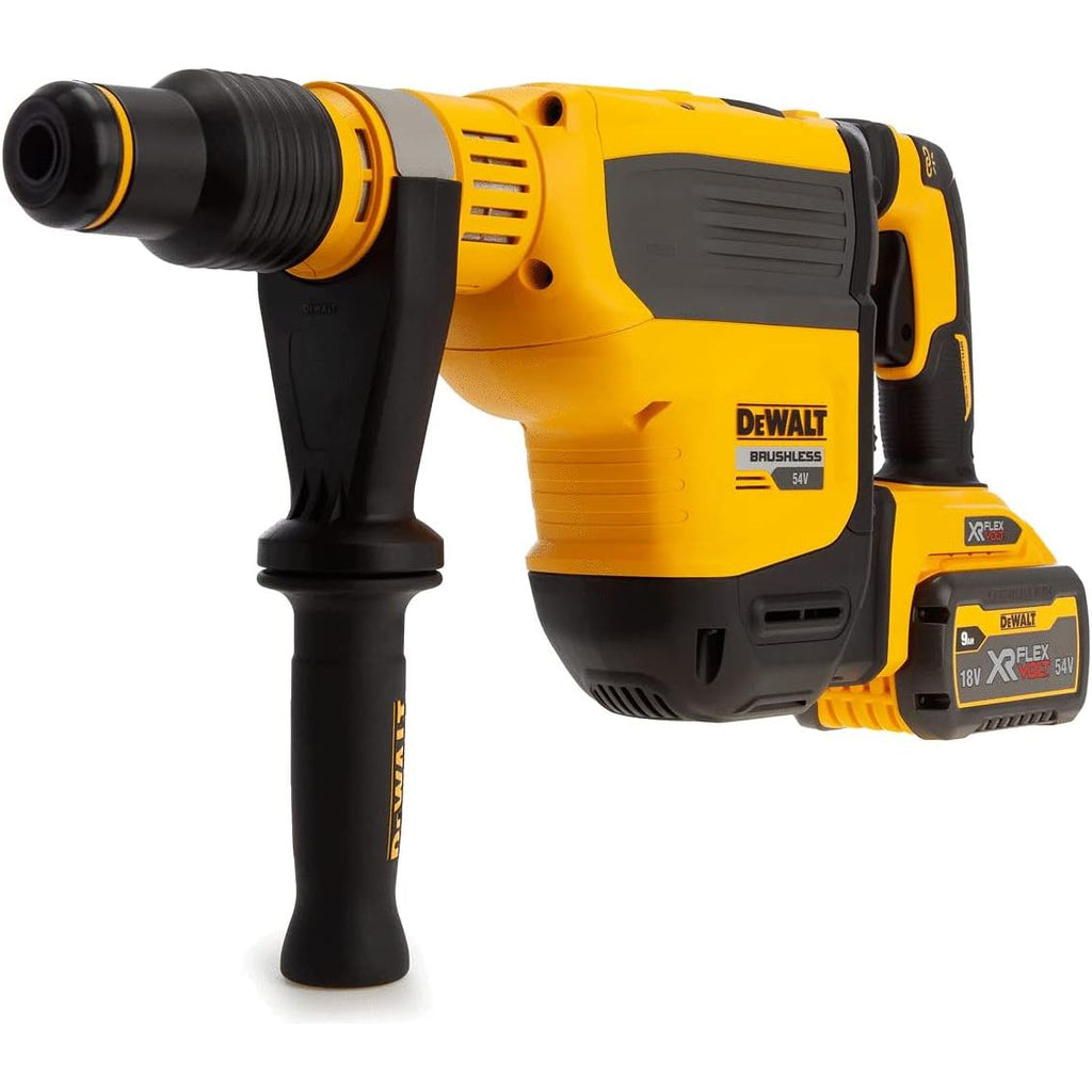 DeWalt DCH614X2 XR FlexVolt 54V SDS Max Hammer Drill – 2 x 3.0Ah Li-ion ...
