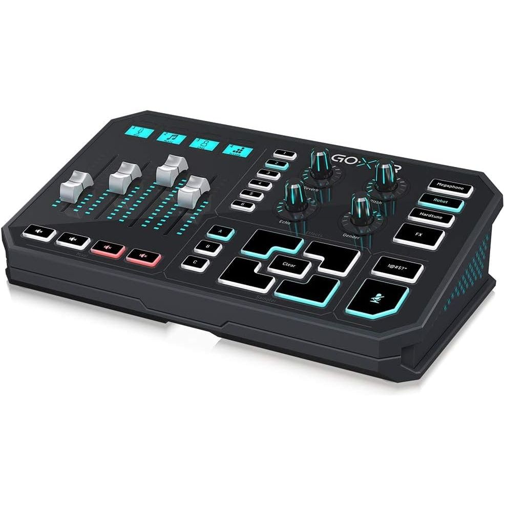 TC Helicon GoXLR 4-Channel Mixer with Motorized Faders, Sound Board ...