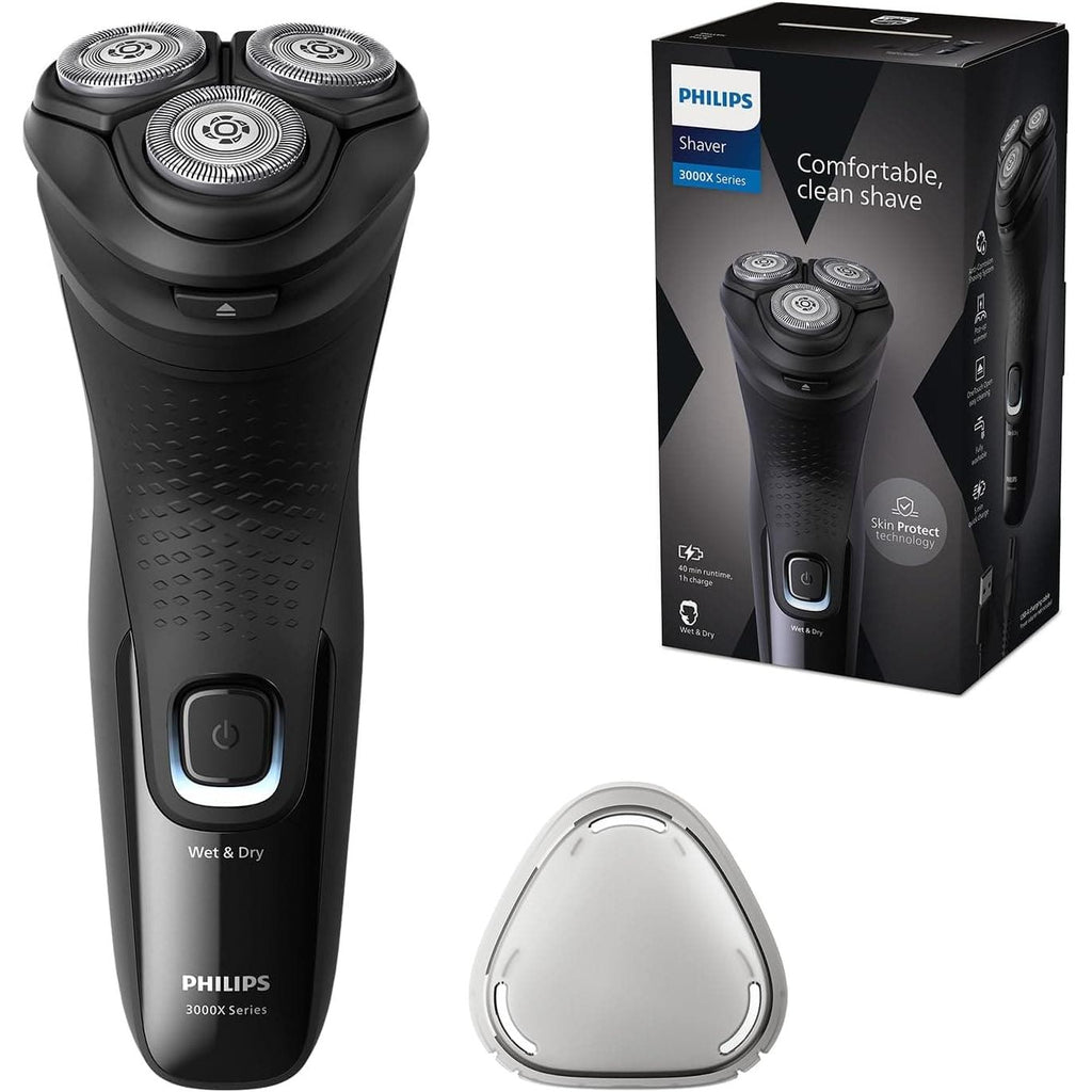 Philips Electric Shaver Series 3000X - Wet & Dry Electric Shaver for M ...