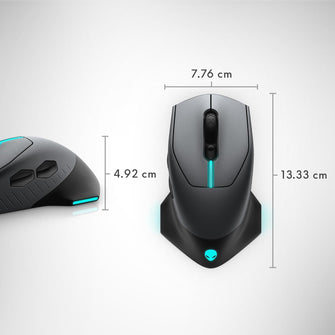 Alienware 610M Gaming Mouse - Wired/Wireless, AW610M (Dark Side Of The ...