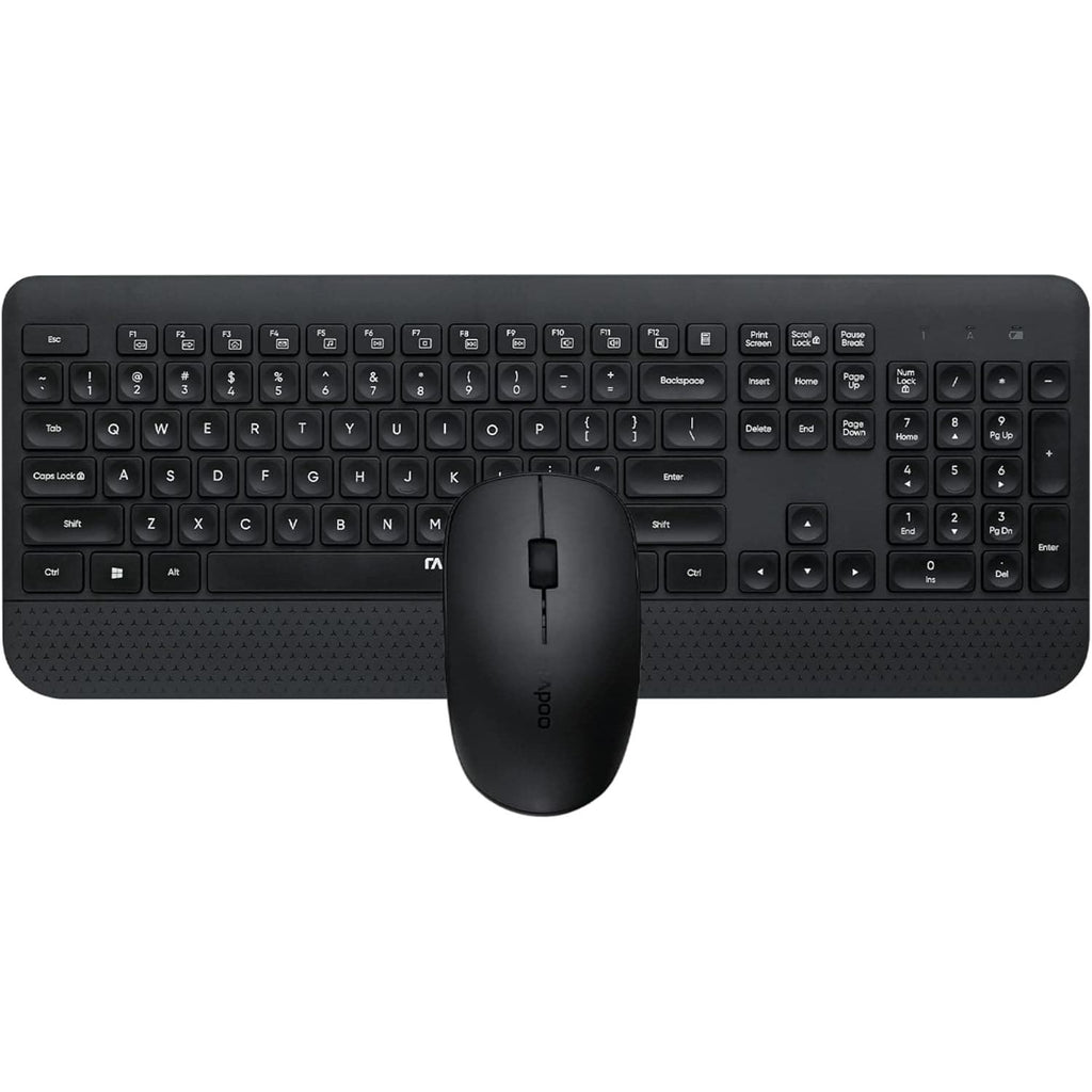 Rapoo X3500 Wireless Keyboard and Mouse UK Keyboard Layout 2.4 Ghz ...