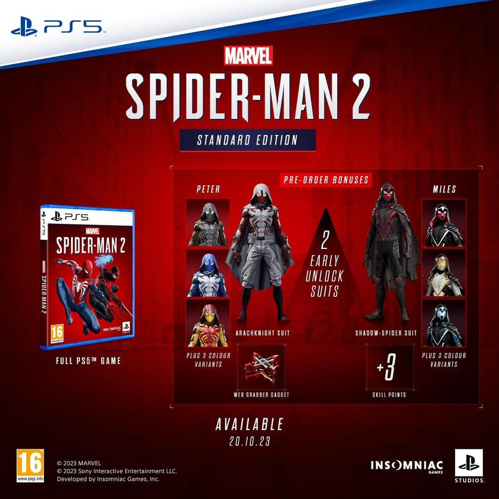 Marvel's Spider Man 2 - PS5 Game– Gadcet UK