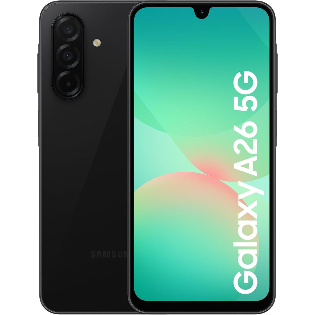 Samsung Galaxy A26 5G – 6GB RAM, 128GB Storage, Black, SIM-Free ...
