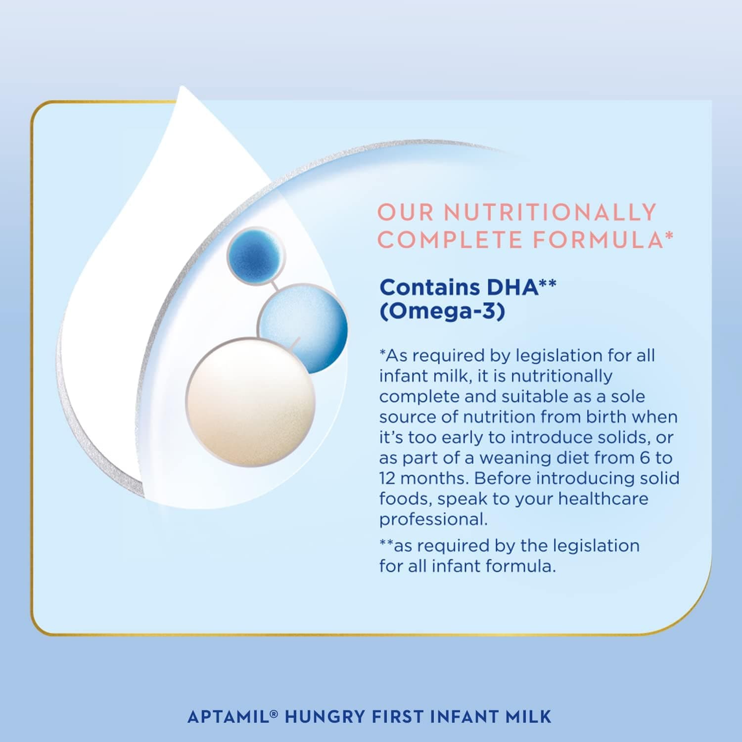 Aptamil Advanced 1 First Infant Baby Milk Powder Formula, from Birth ...