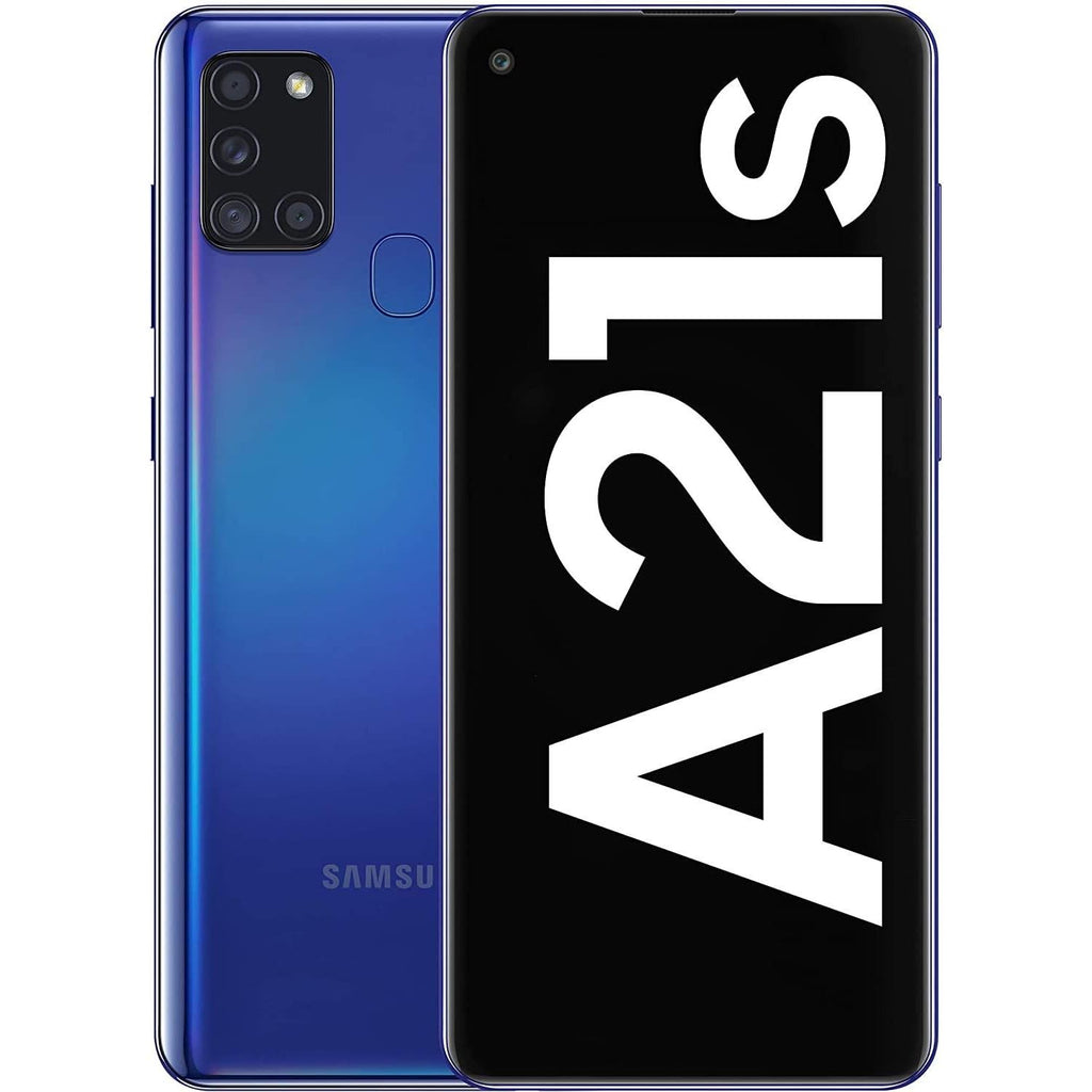 Samsung Galaxy A21S Dual Sim 32GB Blue SIM-Free Unlocked Mobile Phone ...