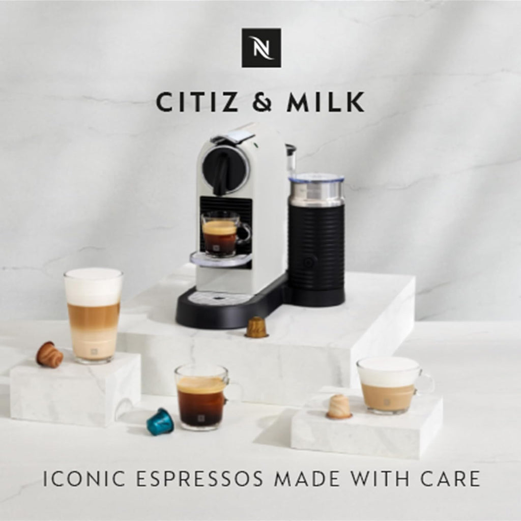 Nespresso Citiz Pod Coffee Machine with Milk Frother by Magimix – Whit ...