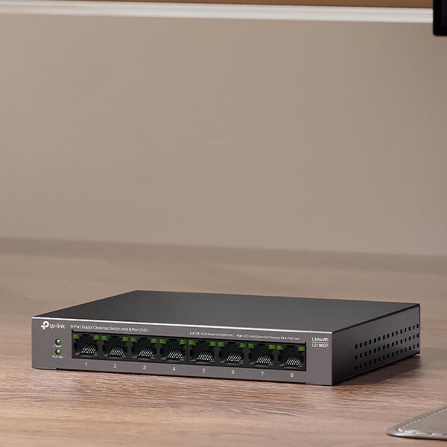 TP-Link PoE Switch 8 Port Gigabit Ethernet Switch with 8 x PoE+ Port ...