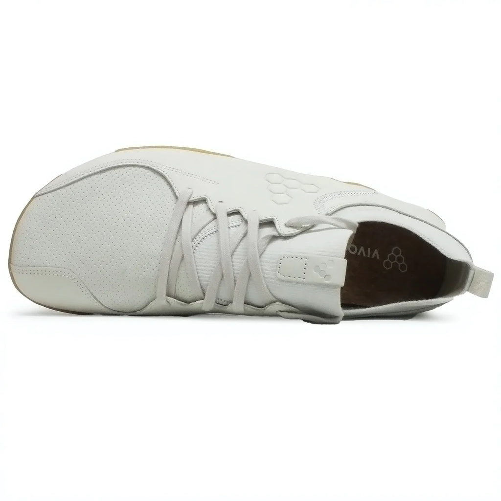Vivobarefoot Primus Asana Leather Men's Limestone Fashion Trainers - s ...