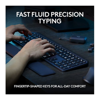 LOGITECH MX Keys S Wireless Keyboard - Black | Gadcet UK