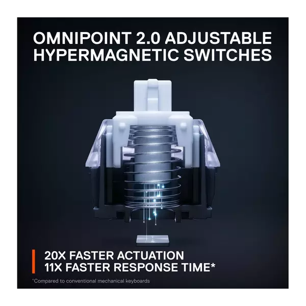 STEELSERIES Apex Pro Mini Mechanical Gaming Keyboard (UK Layout) [Black ...