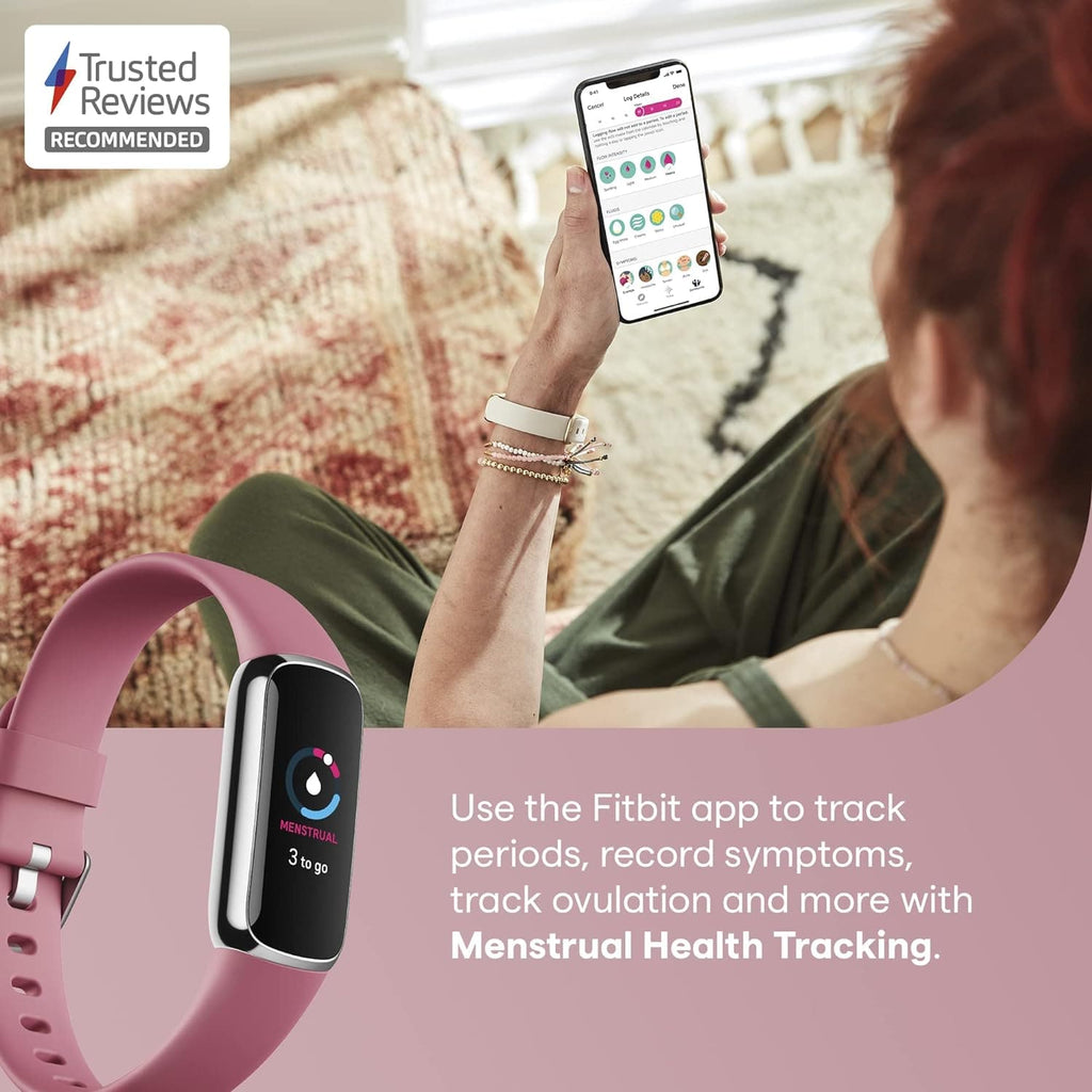 Fitbit Luxe Activity Tracker with up to 6 days battery life, stress ...