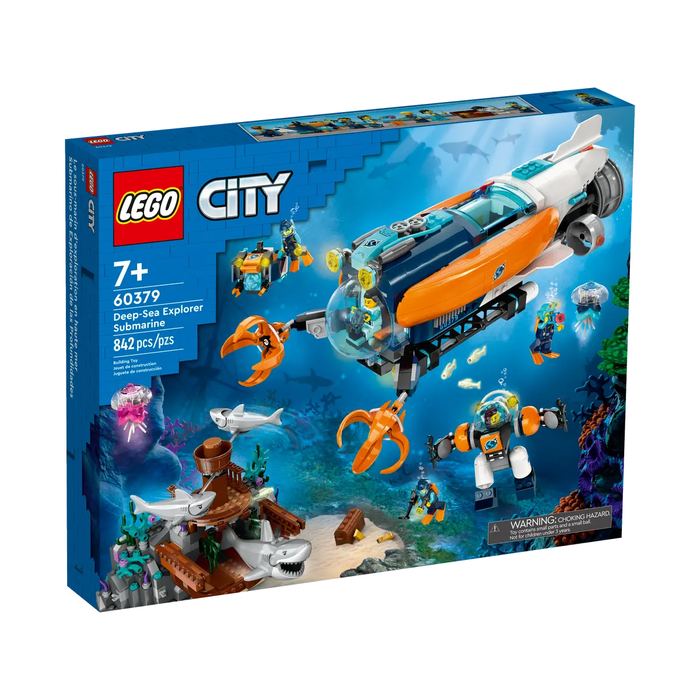 LEGO City 60379 Deep-Sea Explorer Submarine Toy Ocean Set | Gadcet UK