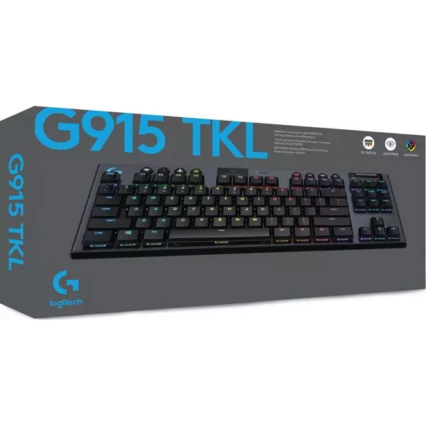 Logitech G915 TKL Lightspeed RGB Wireless Gaming Keyboard | Gadcet UK ...