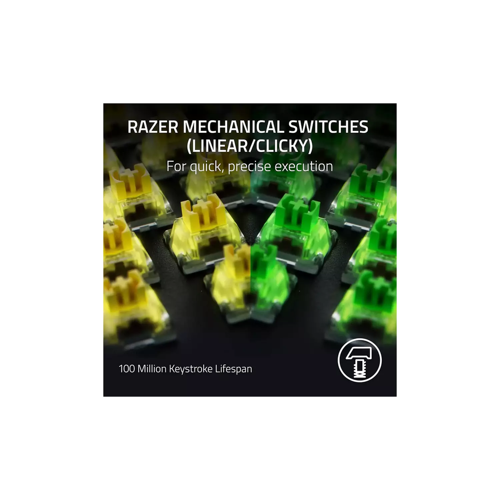 Razer BlackWidow V4 Pro (Green Switch) - Mechanical Gaming Keyboard ...