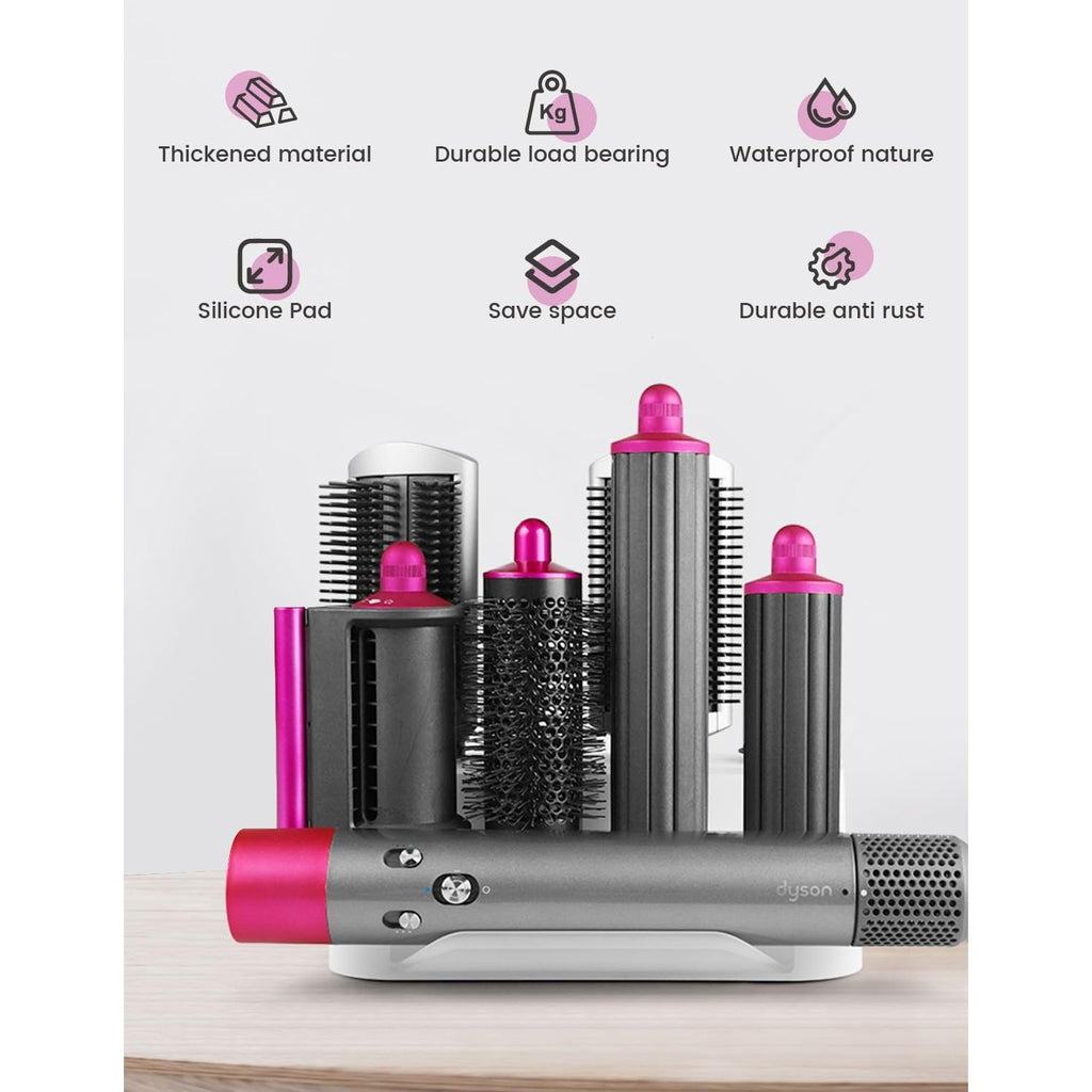 Dyson Airwrap Display Stand - White/Fuchsia | Gadcet UK Hair Care £59. ...