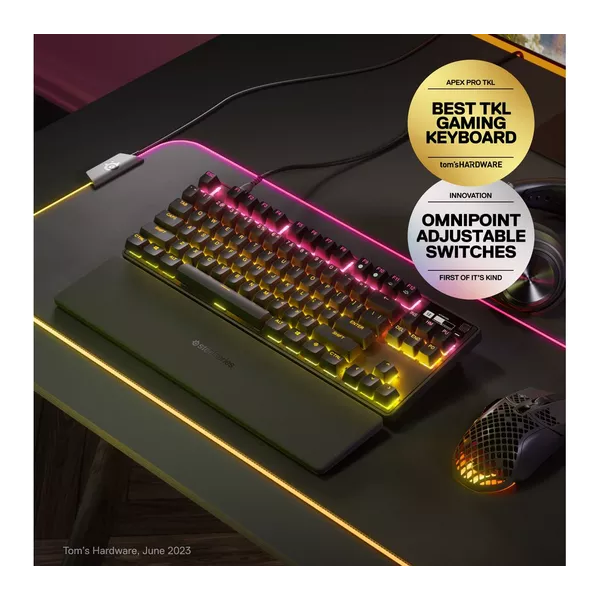 STEELSERIES Apex Pro TKL 2023 Mechanical Gaming Keyboard - Black | Gadcet
