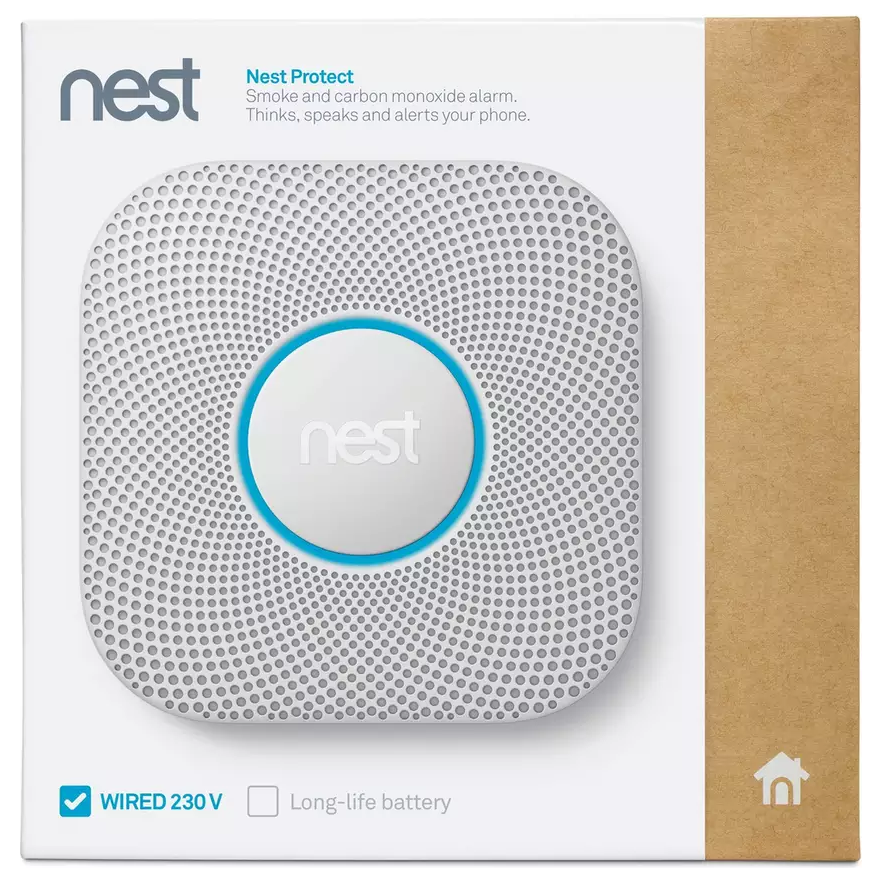 Google Nest Protect (Wired) – Smart Smoke & Carbon Monoxide Alarm ...