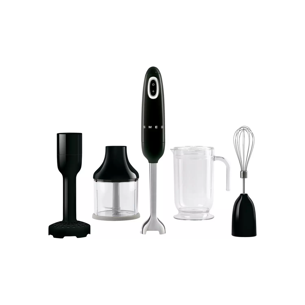 Smeg HBF22BLUK 50's Style Retro Hand Blender - Black | Gadcet UK Hand ...