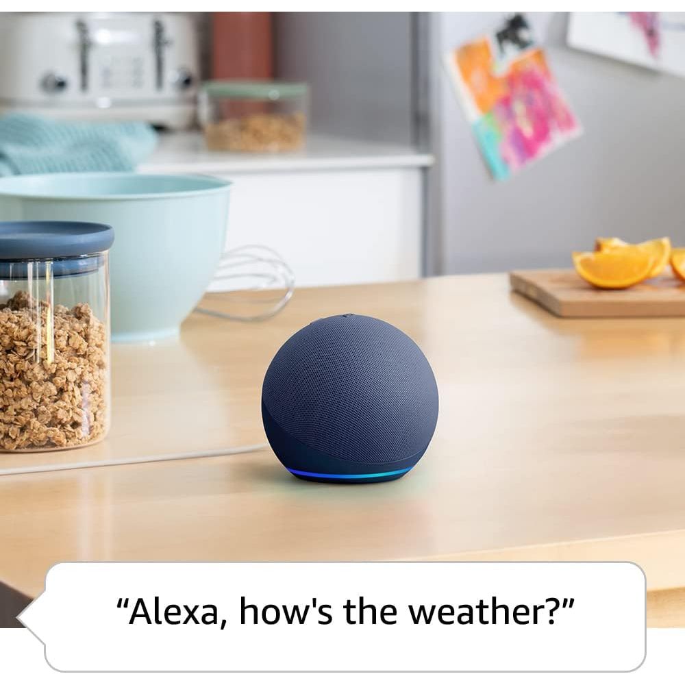 Amazon Echo Dot 5th Gen Smart Speaker with Alexa Big Vibrant Sound – D ...