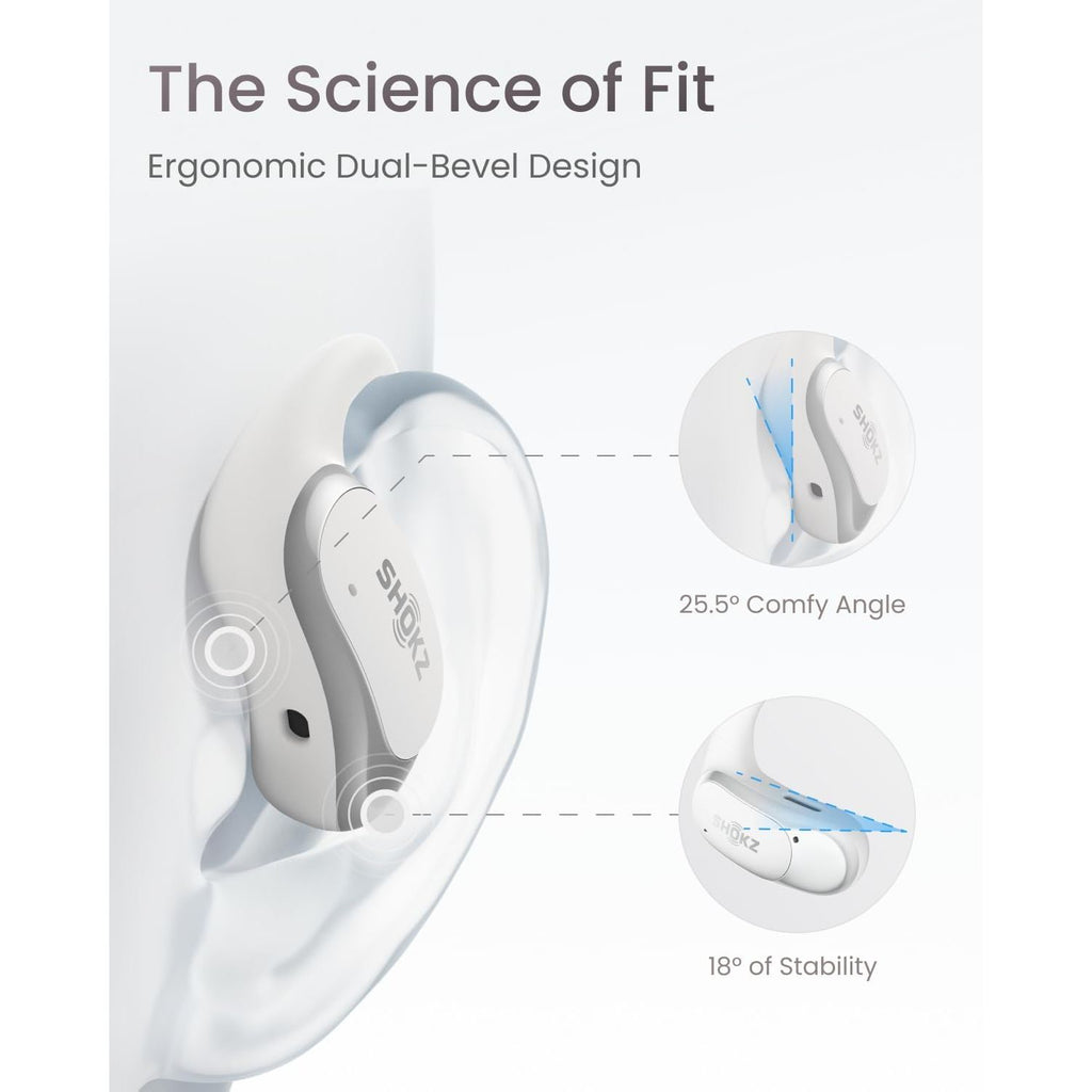 Shokz OpenFit Air Open Ear True Wireless Earbuds - White | Verizon ...