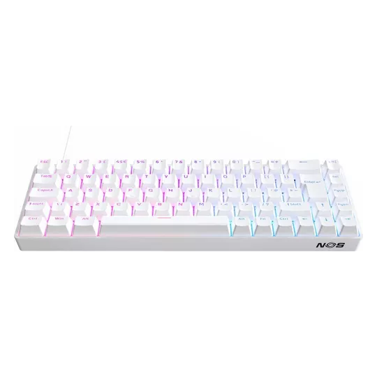 NOS C800 Mini Magnetic 65 RGB Gaming Keyboard - White | Gadcet UK ...