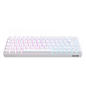 NOS C800 Mini Magnetic 65 RGB Gaming Keyboard - White | Gadcet UK ...