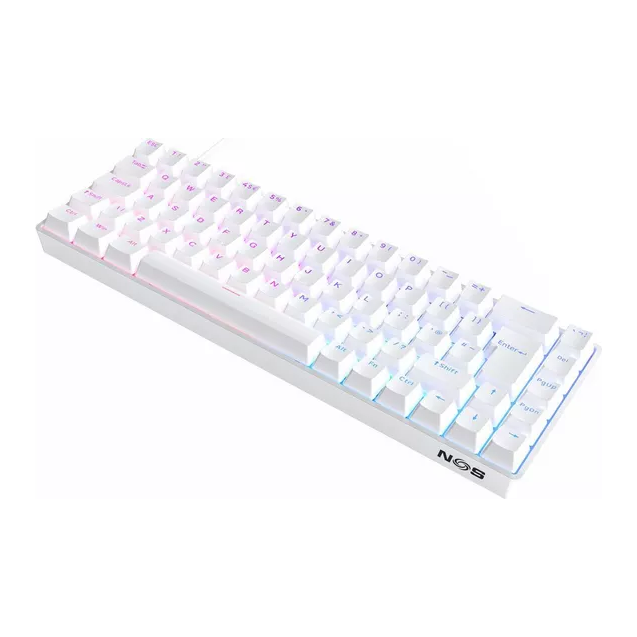 NOS C800 Mini Magnetic 65 RGB Gaming Keyboard - White | Gadcet UK ...