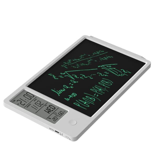 Digital Writing Pad Electronic Desktop Calendar With Notepad LCD ...